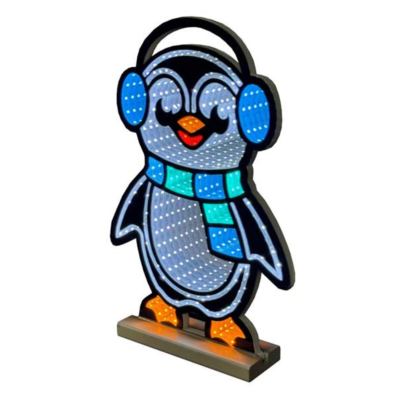 LED Penguin Infinity Mirror Decoration | Birddog Lighting