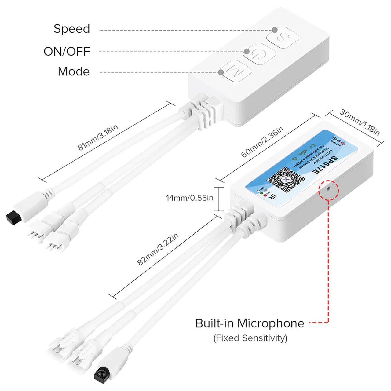 LED RGBW IC Strip Light Smart Controller | Birddog Lighting