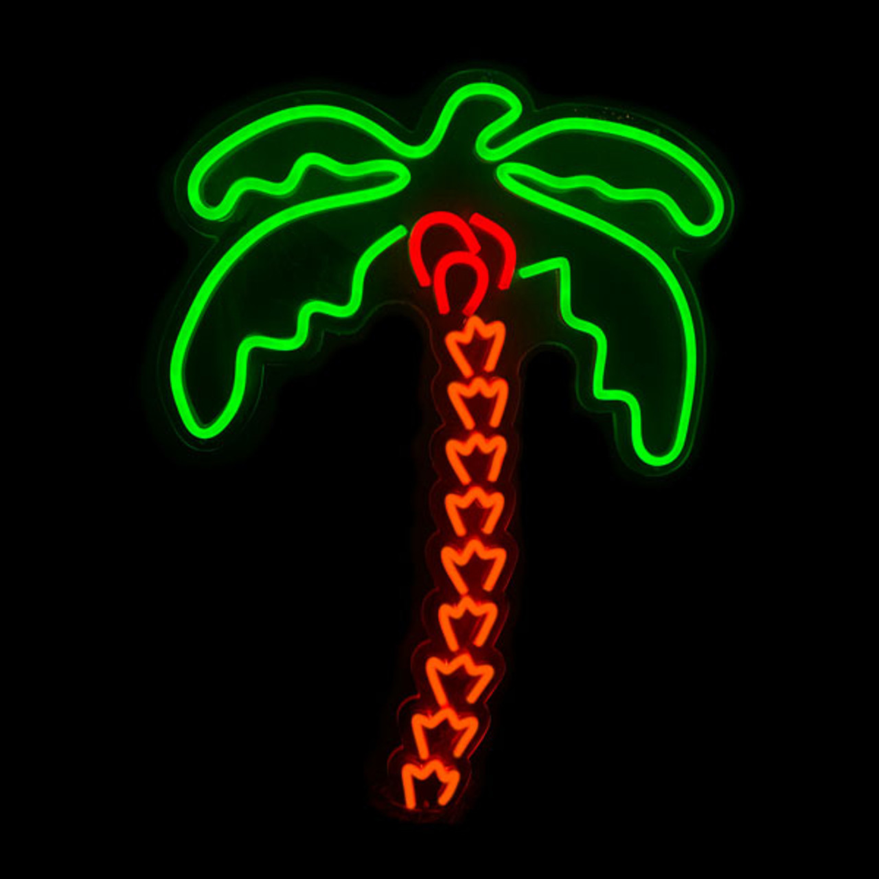 23" LED Neon Rope Light Palm Tree Motif - Birddog Lighting