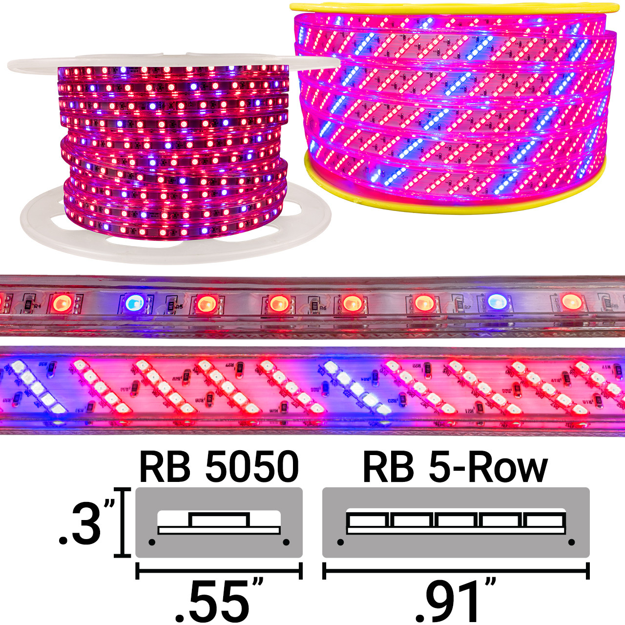 LED Strip Lights - Dimmable & Color Changing Strip Lights