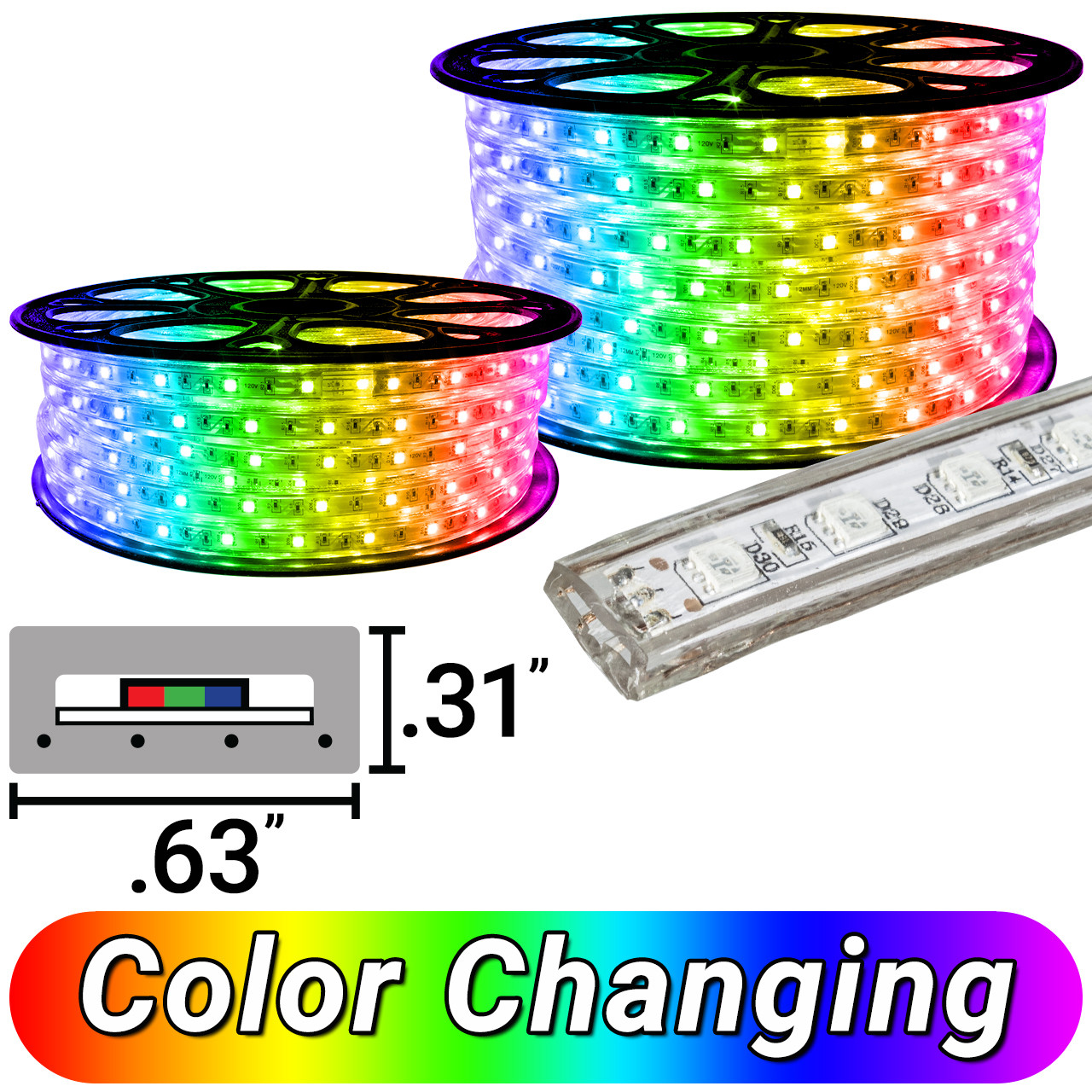 LED Strip Lights - Dimmable & Color Changing Strip Lights