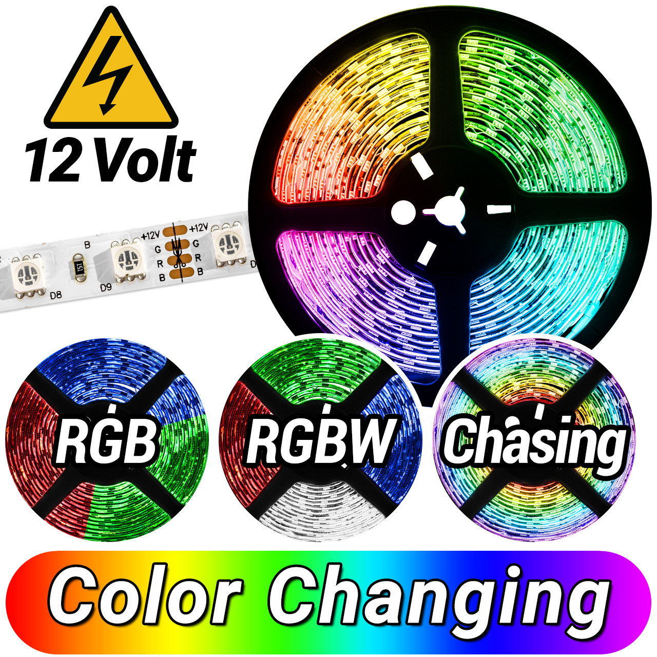 LED Strip Lights - Dimmable & Color Changing Strip Lights