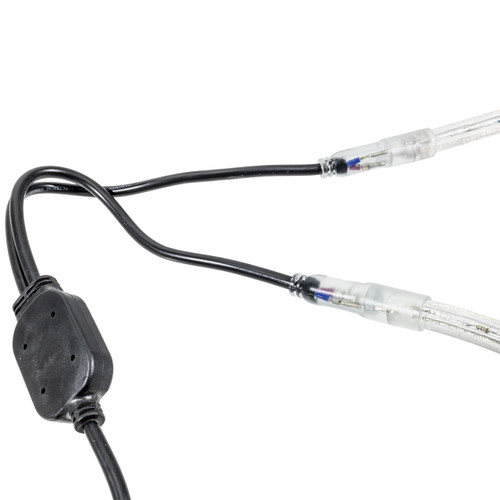 120V 1/2" LED Rope Light Y Connector - Birddog Lighting