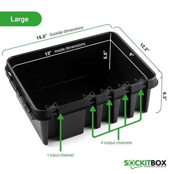 SOCKiTBOX Weatherproof Connection Dry Box - Birddog Lighting