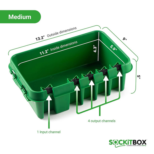 SOCKiTBOX Weatherproof Connection Dry Box - Birddog Lighting