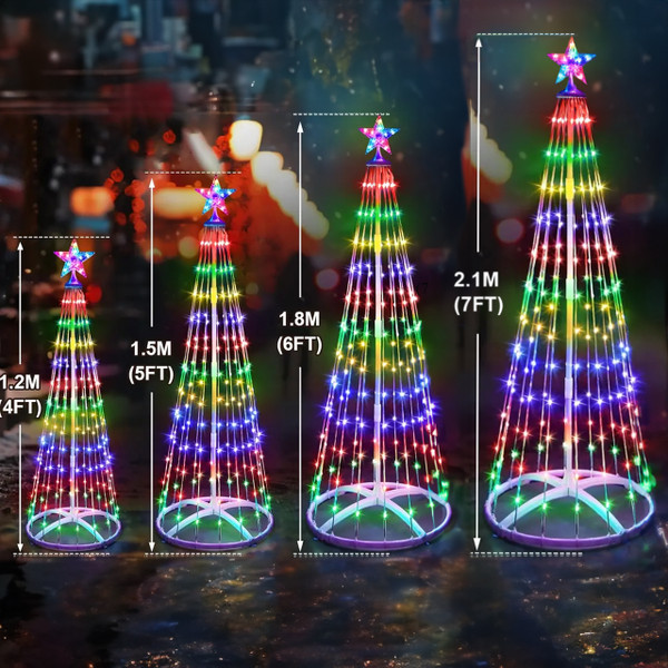 Smart LED RGB Showmotion Christmas Tree | Birddog Lighting