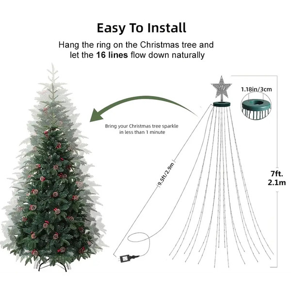 Smart LED RGB Christmas Tree Lights | Birddog Lighting