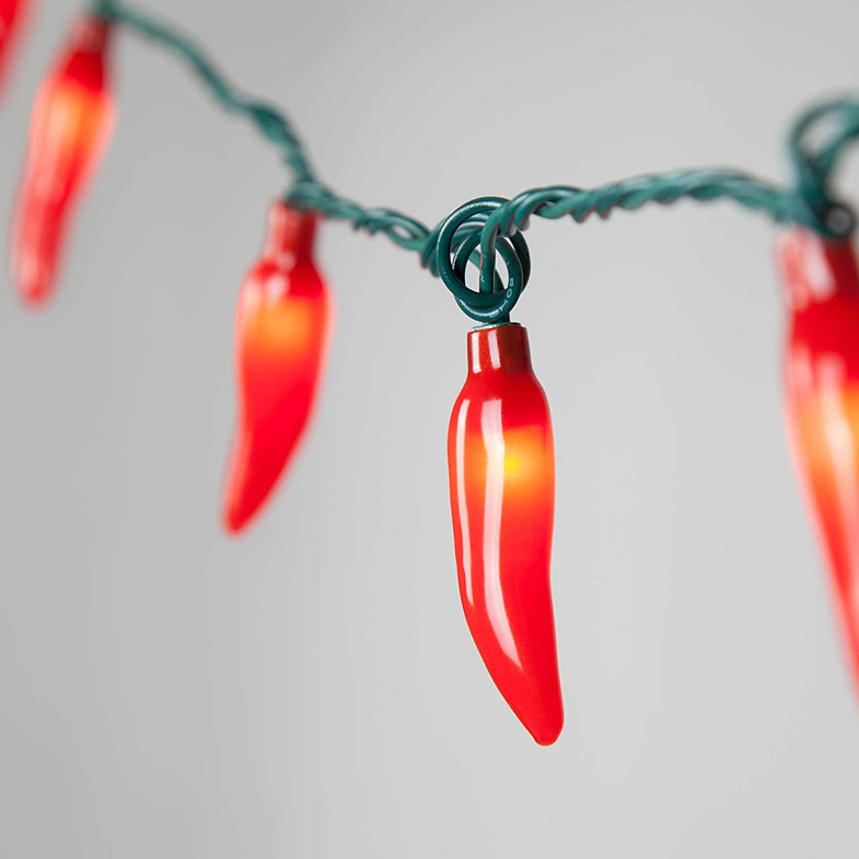 14 Foot Chili Pepper String Lights - Birddog Lighting