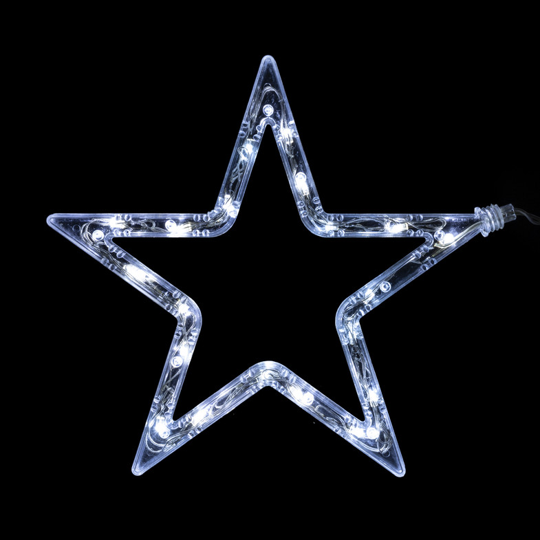 LED Battery Powered Window Star Display - Lighted Silhouette - Cool ...