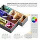 4-Zone RGB RF Touch Remote Control 2.4GHz | Black or White Remote