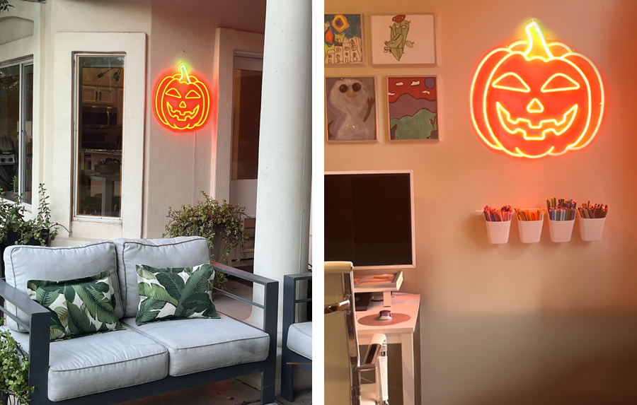 Quick and Easy Halloween Decorating with LED Neon Signs - Birddog Lighting