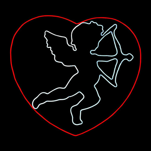 33 Inch LED Neon Cupid Valentine's Motif - Birddog Lighting
