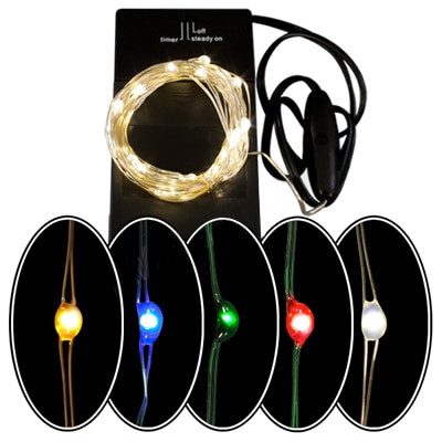 Micro LED String Light Set 36 Bulb 12' | Birddog Lighting
