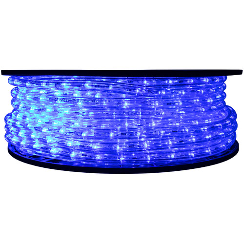 148' 120V Blue Rope Light Spool - Birddog Lighting