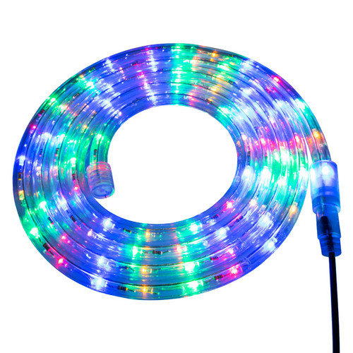 Multi-Color LED Rope Lights | 120V Custom Length Rope Lights