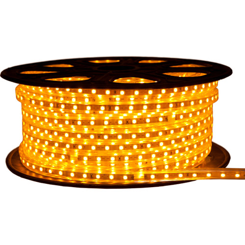 148' 120V Yellow 3528 LED Strip Light - Birddog Lighting