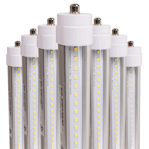 8 foot LED T8 Tube Light - Plug & Play (Case of 10) - Birddog Lighting