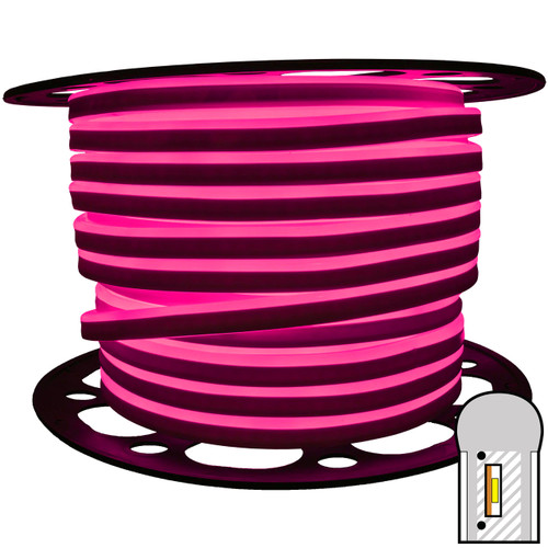 Pink Neon Light Spool | LED Neon Ribbon Lights | Birddog Lighting