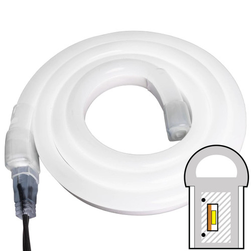 Custom LED Neon Lights | 120-Volt White LED Rope Lights