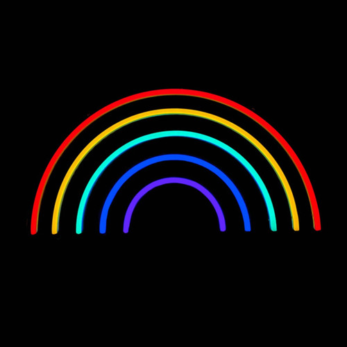 20" LED Neon Multi-Color Rainbow Motif - Birddog Lighting