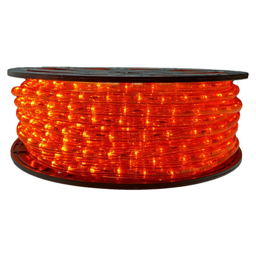 148' 120V Orange Pro Series Rope Lights - Birddog Lighting