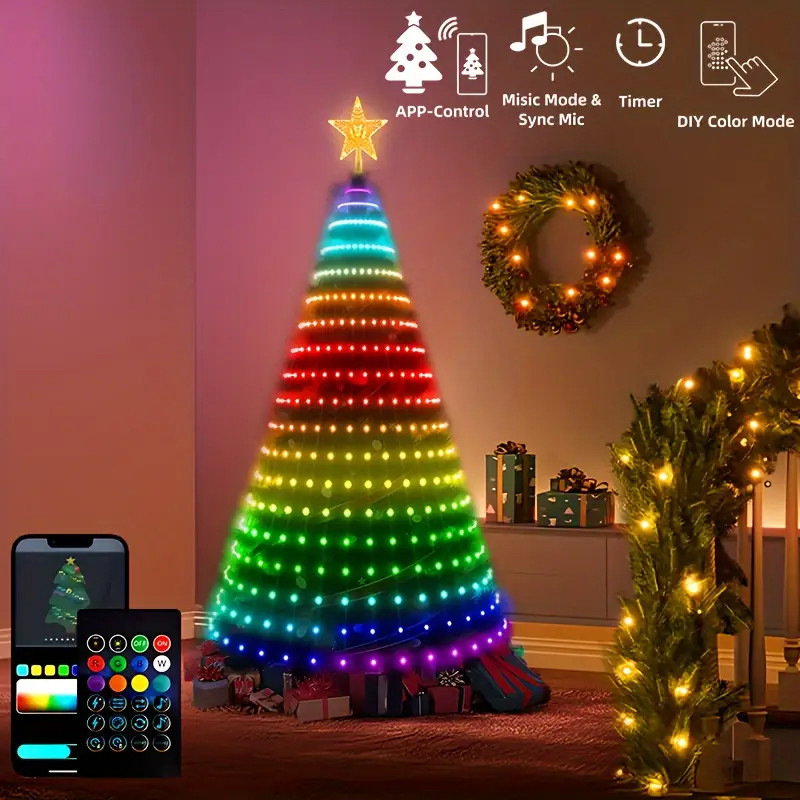 Led Changing Color Christmas Lights Walsport Color Changing Christmas
