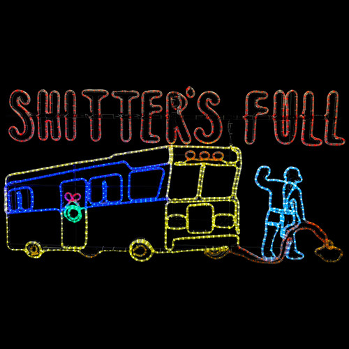 LED Shitters Full Lighted Sign | Birddog Lighting
