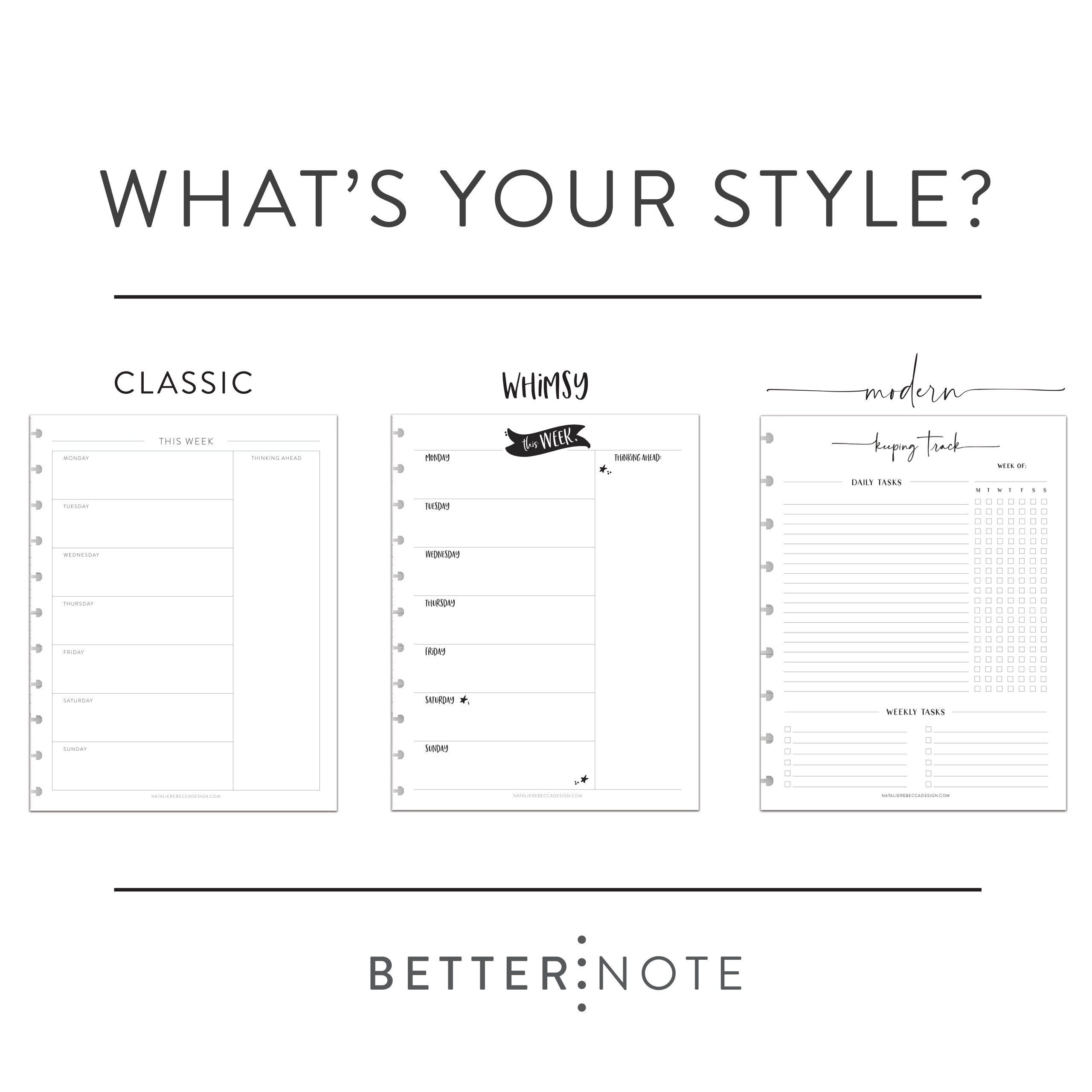 Weekly Calendar | Vertical