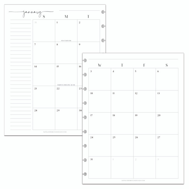 Weekly Calendar | Vertical