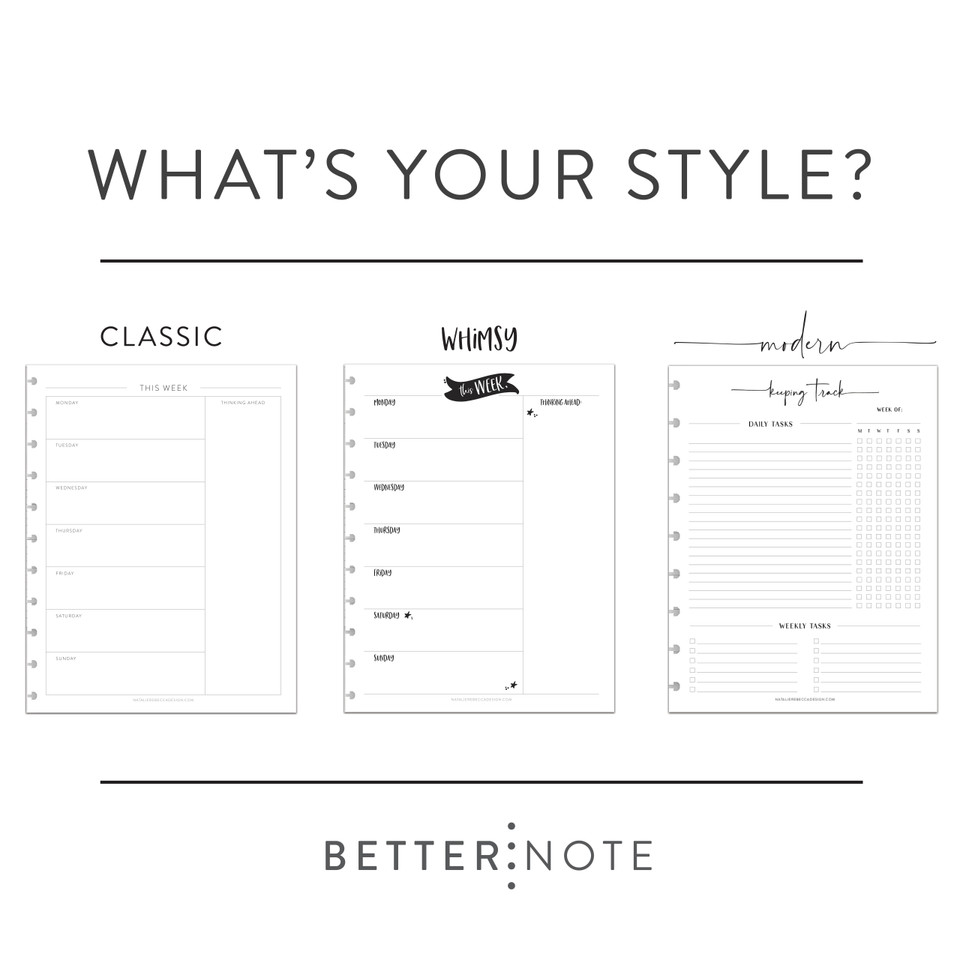 Weekly Calendar | Vertical