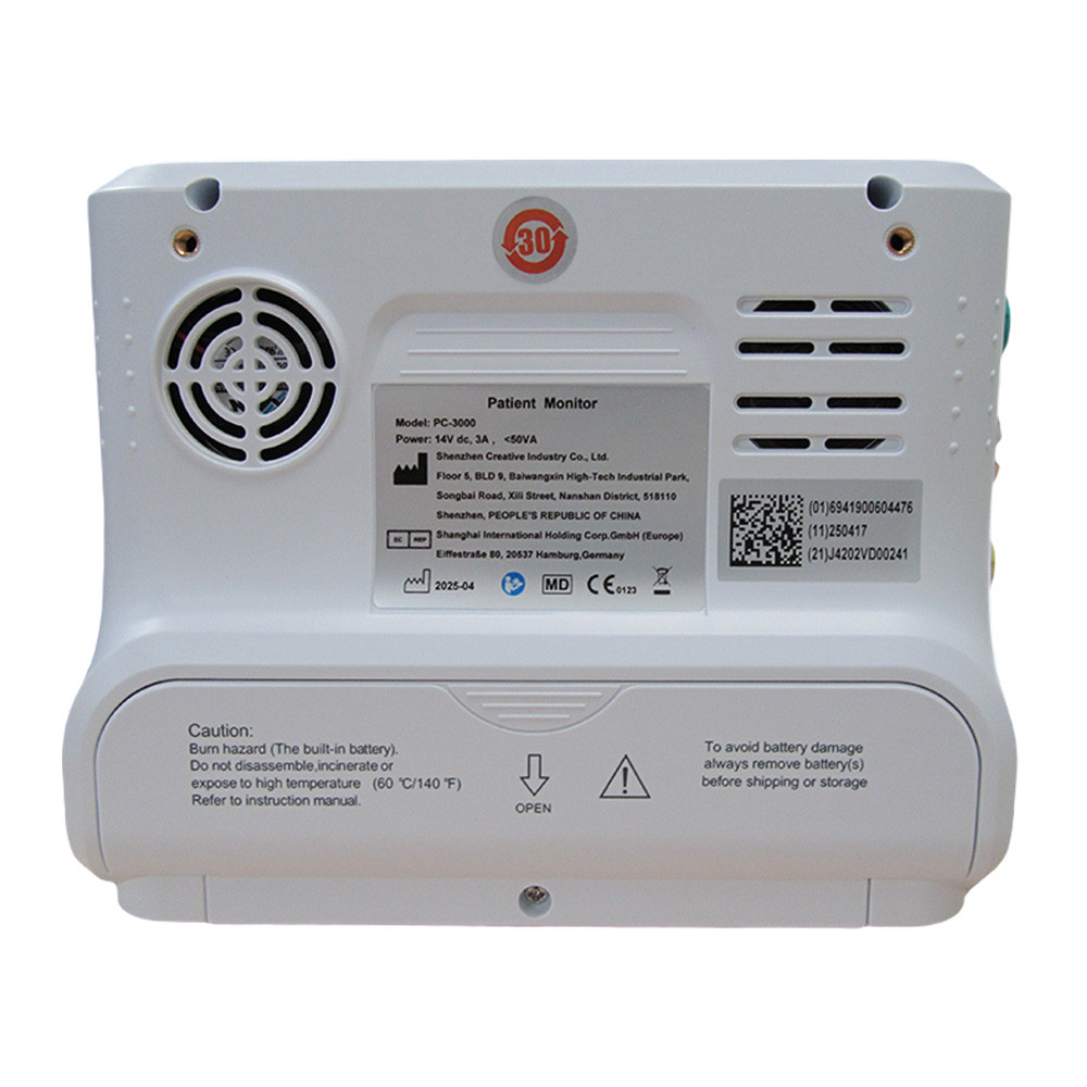 Creative PC-3000 Vital Signs Monitor | ECG, SpO2, NIBP, Temp