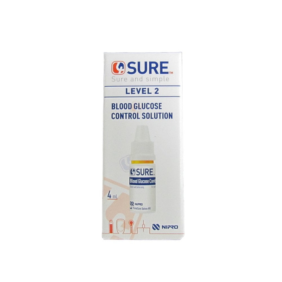 Nipro 4Sure Level 2 Blood Glucose Control Solution (4ml) | DS Medical