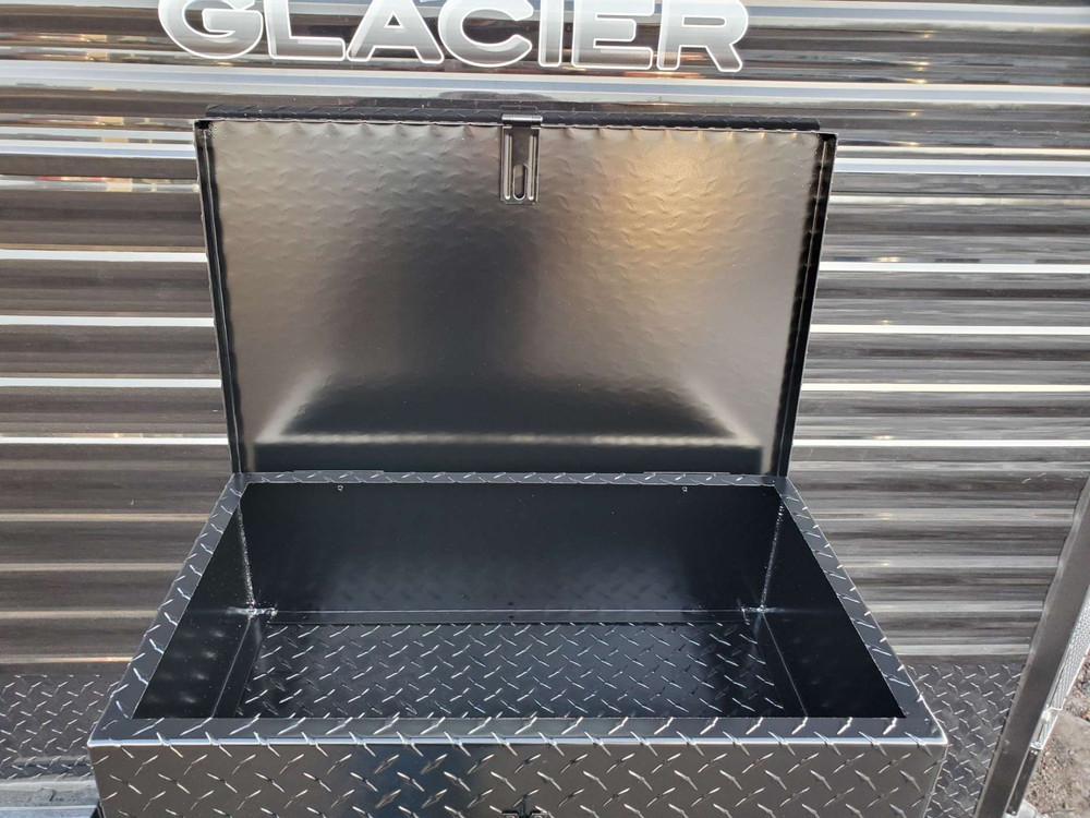 Tanklosure LP Tank Box with Tool Box -Fit 20 or 30 lb Black