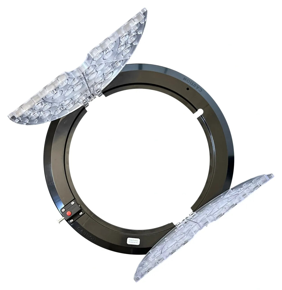 Flippin Lid Hole Cover with Spring-Loaded Flip Top Lid