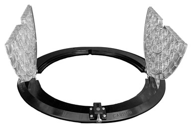 Flippin Lid Hole Cover with Spring-Loaded Flip Top Lid