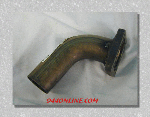 updated waste gate pipe for late style cross over pipe - 944online