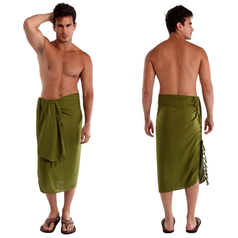 SOLID COLOR MEN SARONGS