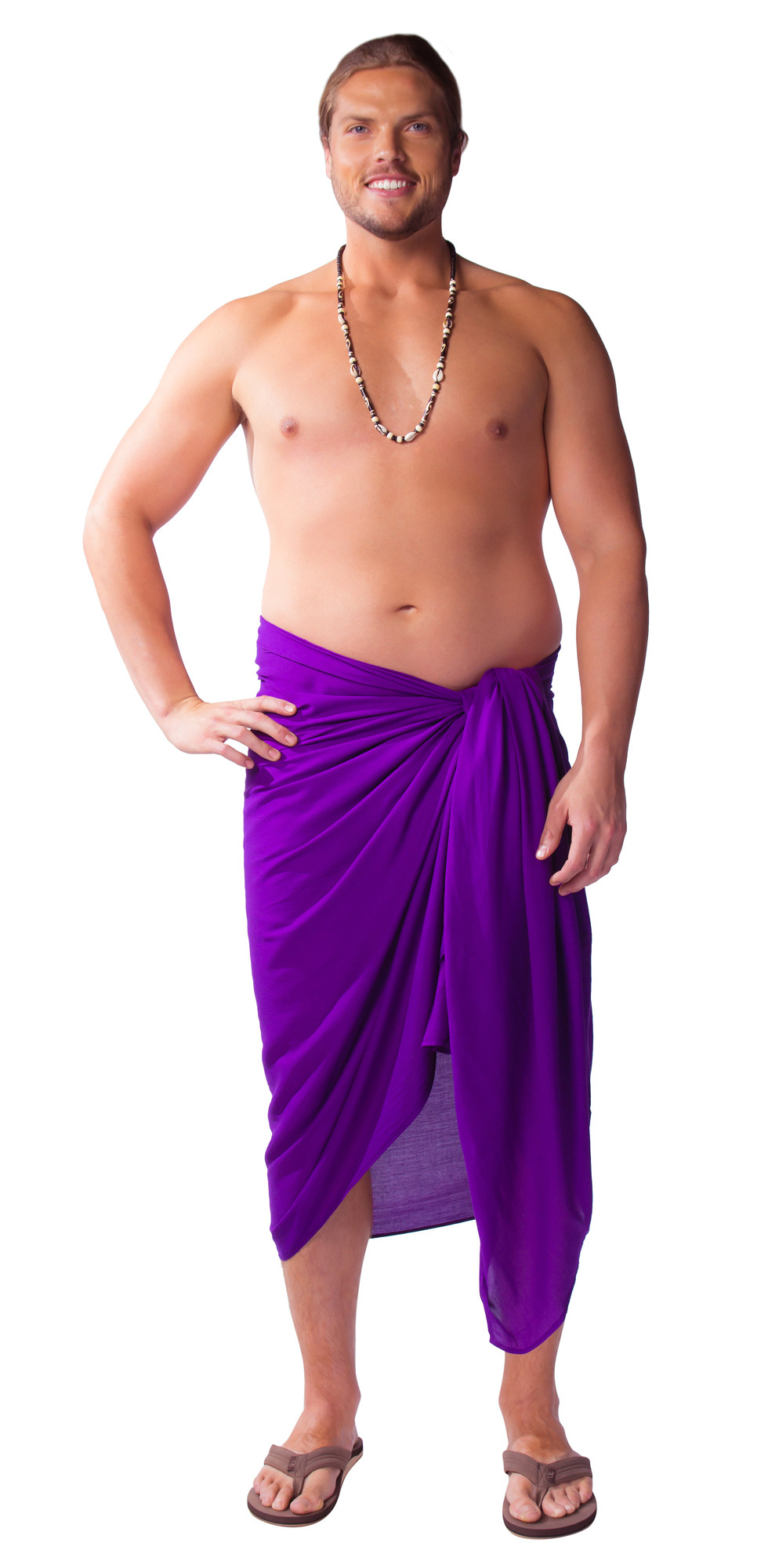 Bamboo Sarong "Burgundy"