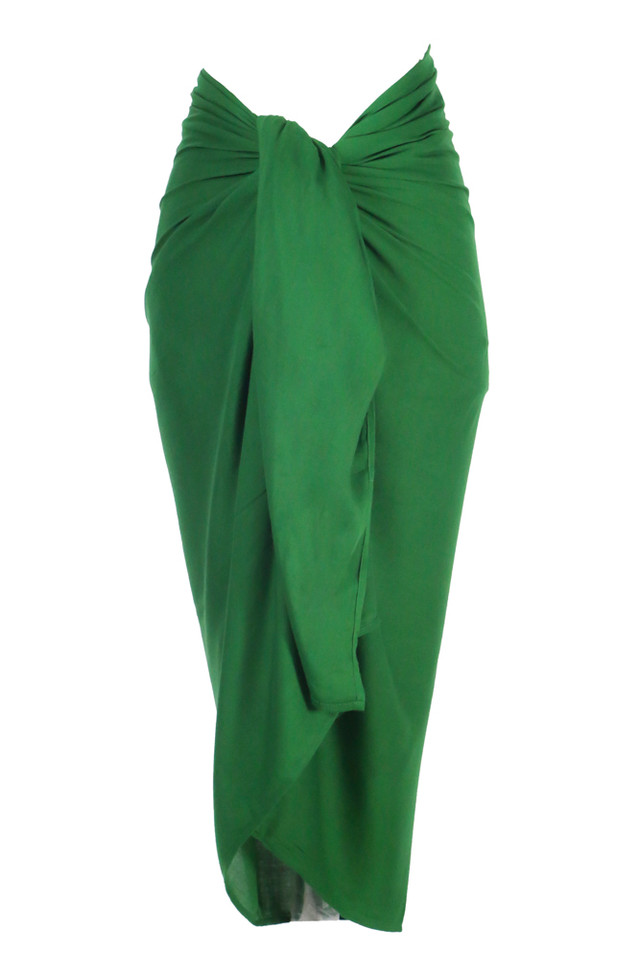 Light Green Olive Mens Sarong - Final Sale - No Returns