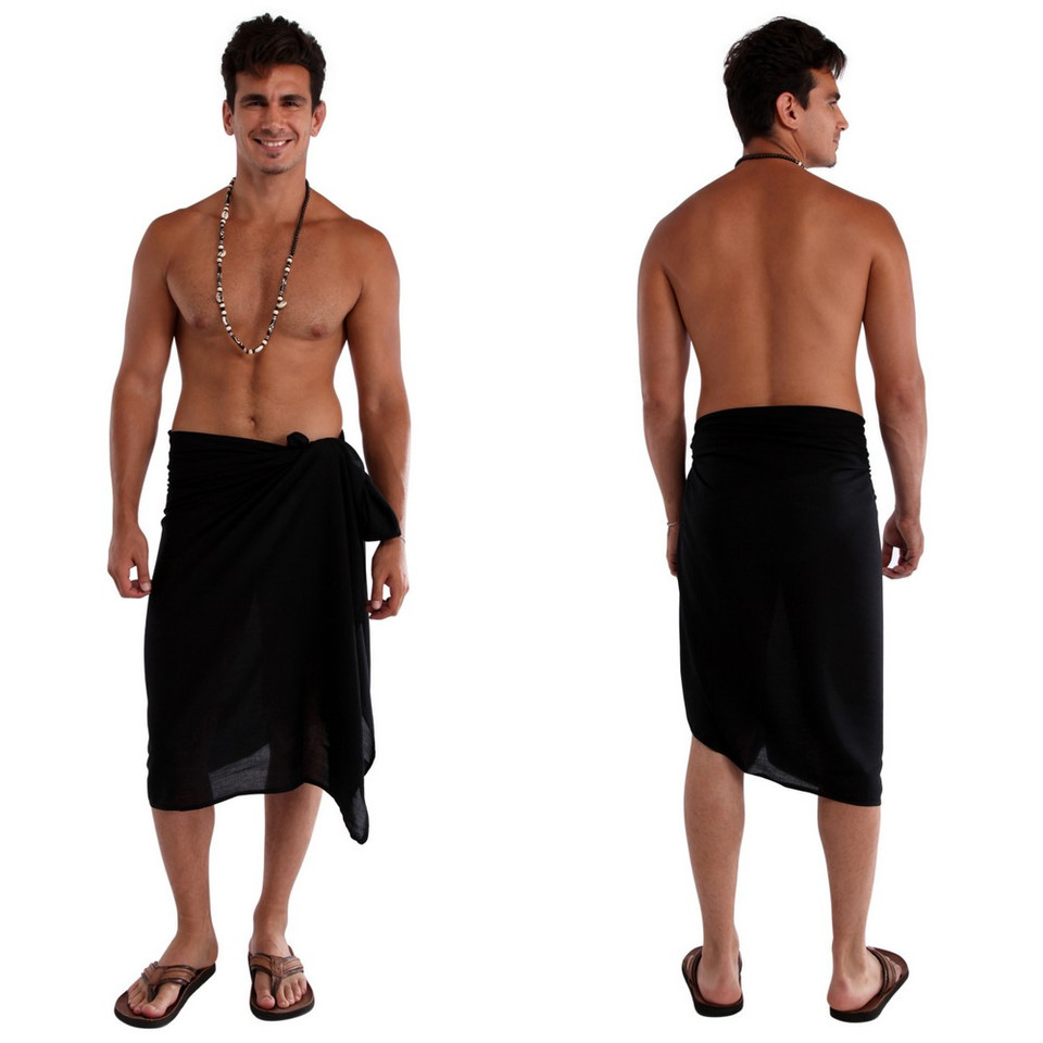 SOLID COLOR MEN SARONGS