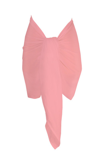 1 World Sarongs Kids Mini Solid Fringeless Swimsuit Cover-Up Sarong in ...