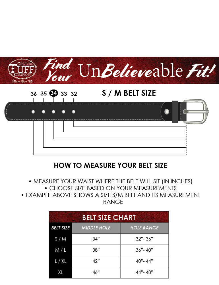Stone Studded Concho Leather Belt (black leather) - Cowgirl Tuff Co ...