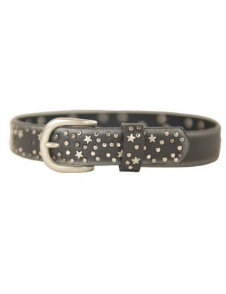 KIDS Studded Brown Star Belt - Cowgirl Tuff Co. & B. Tuff Jeans