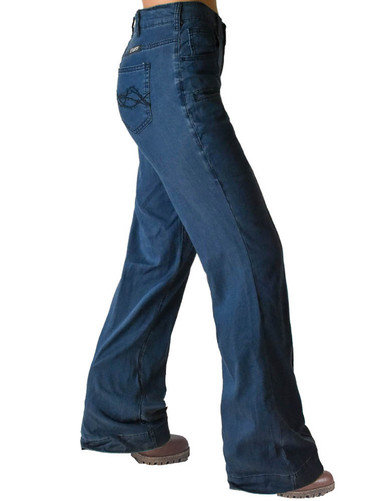 Dark UltraBreathe Wide Leg Trouser - Cowgirl Tuff Co. & B. Tuff Jeans