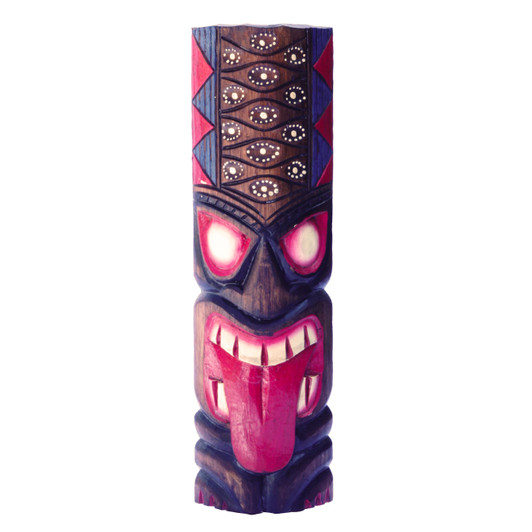 Art & Collectibles Sculpture Height is 8” Wood Tiki Mask from Cancun ...