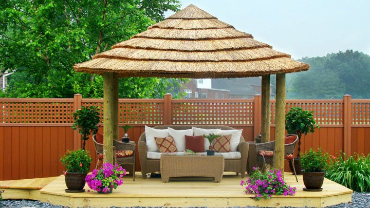 African Thatch Reed Panel 31" x 18" - Forever Bamboo