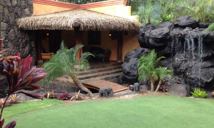 Viro Java 3L Thatch Sub-Panel 30 1/2" L x 24"H "Fire Retardant ...