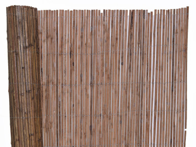 6 ft. H x 16 ft. L Carbonized Split Bamboo Fencing - Forever Bamboo