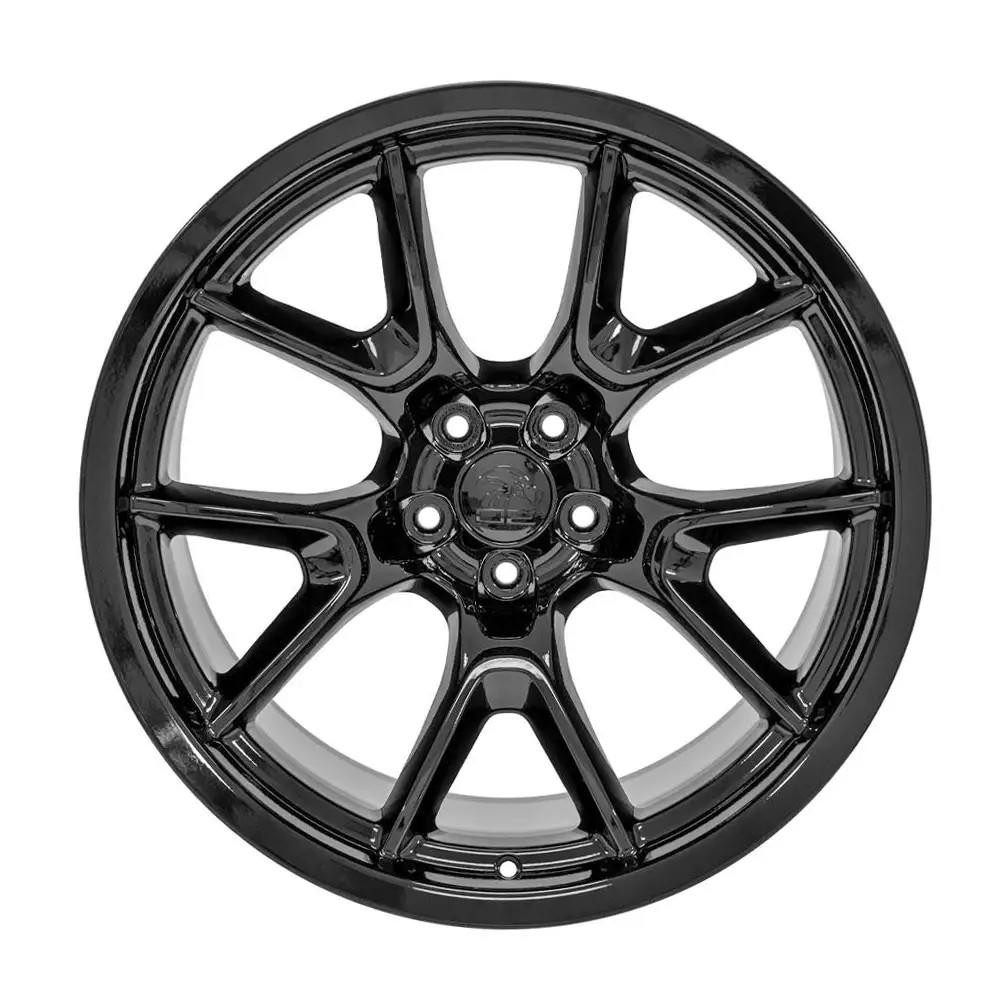 20" Black wheel replacement for Dodge Charger. Replica rim 9511070