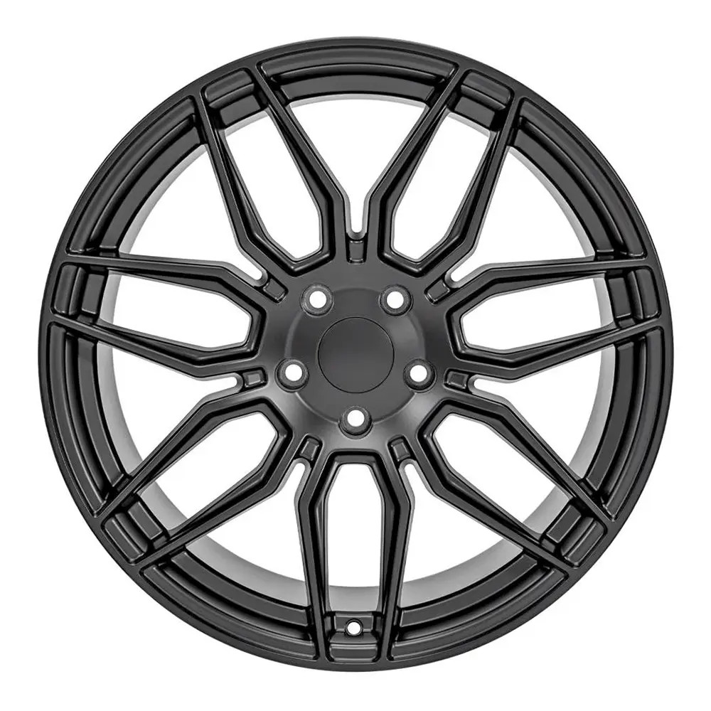 20x11" REAR Satin & Gloss Black Rims for Chevy Corvette C8